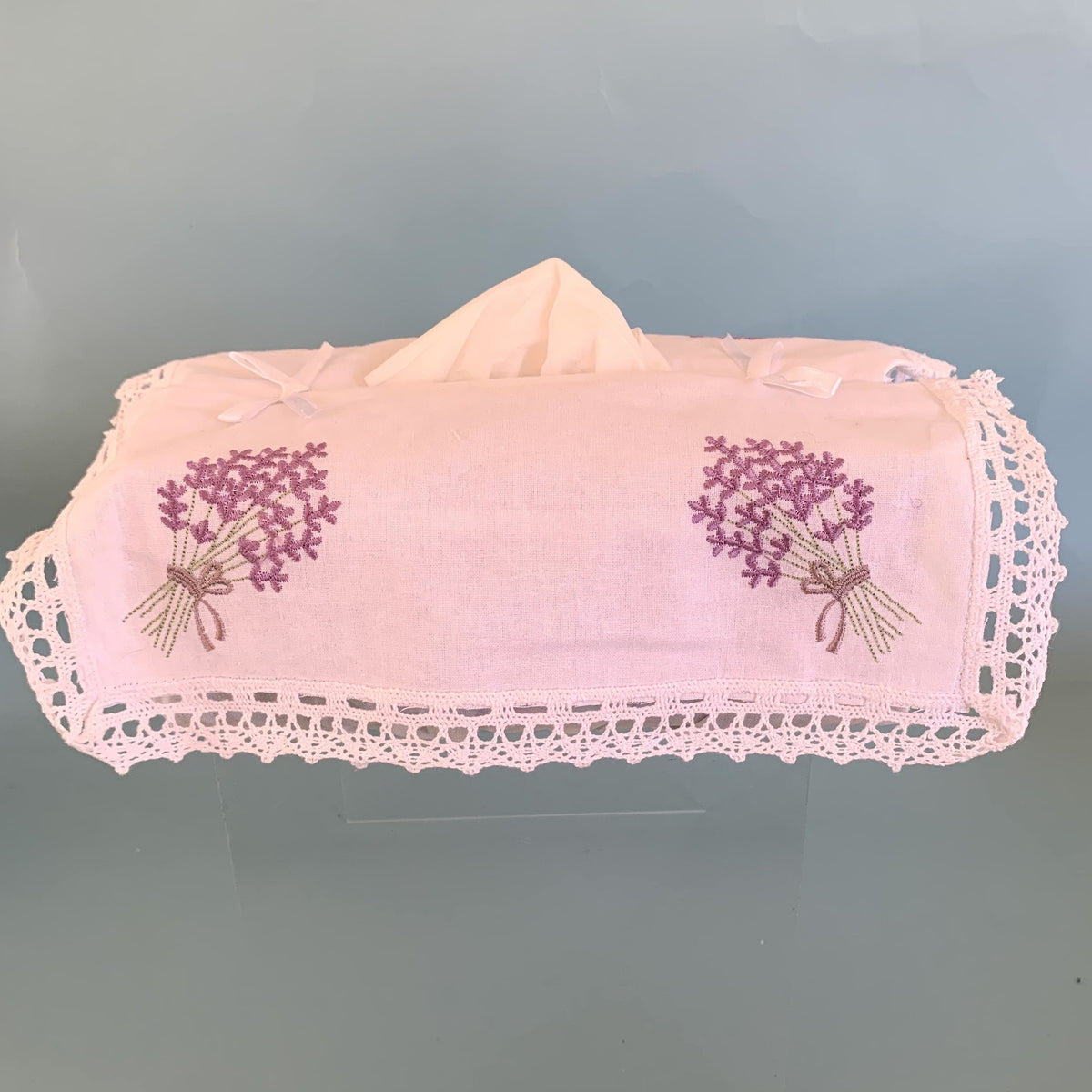 Tissue Box Cover – English Rose Linens